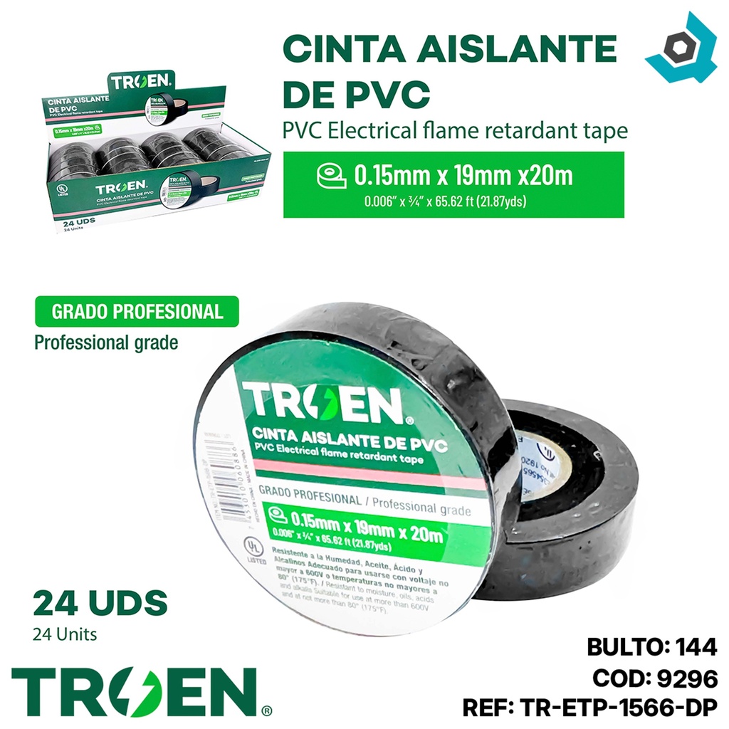 TEIPE ELECTRICO 20M TROEN | Litani Import Export