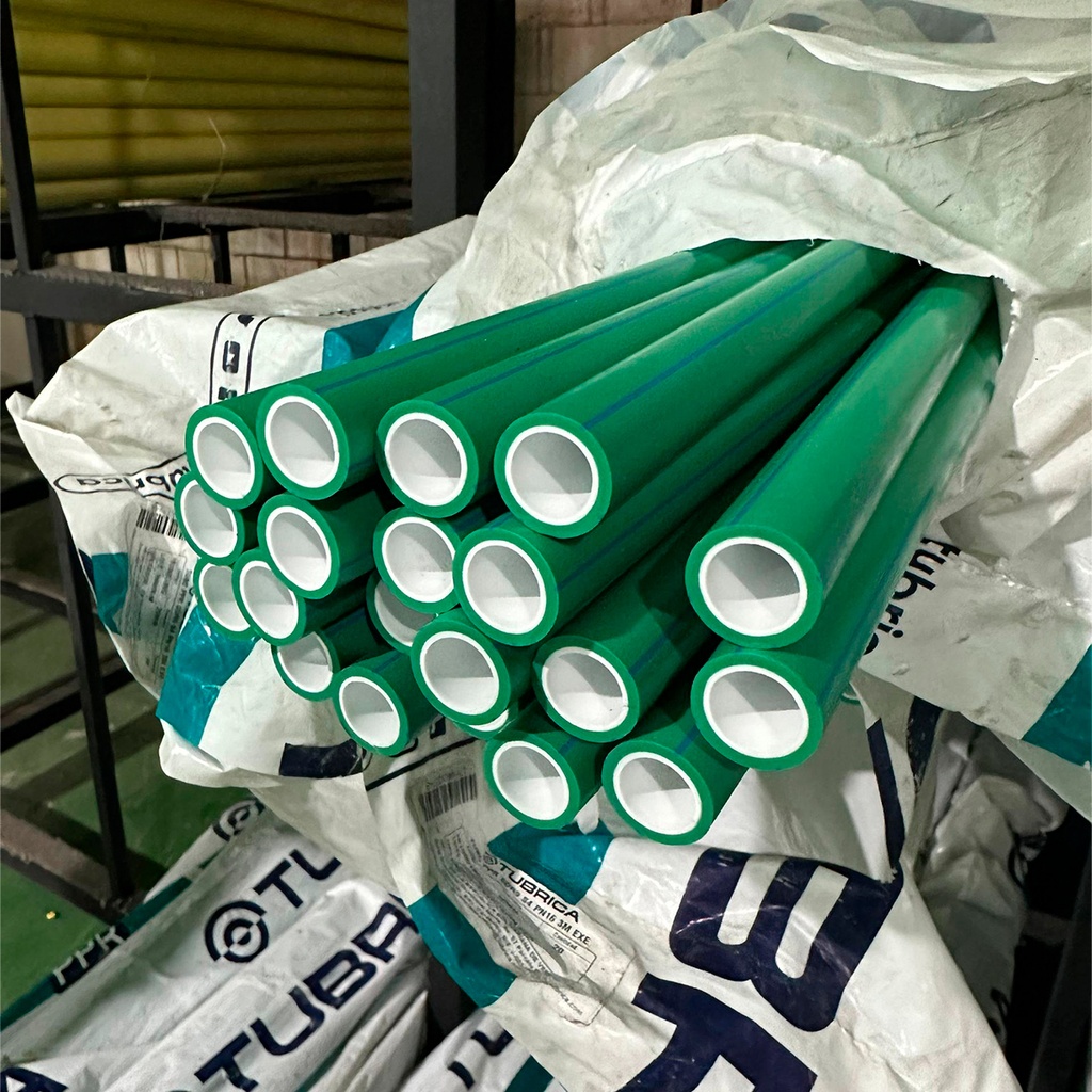 TUBO PPR 20MM SDR9 S4 PN16 3M EXE POLIFUSION TUBRICA | Litani Import Export