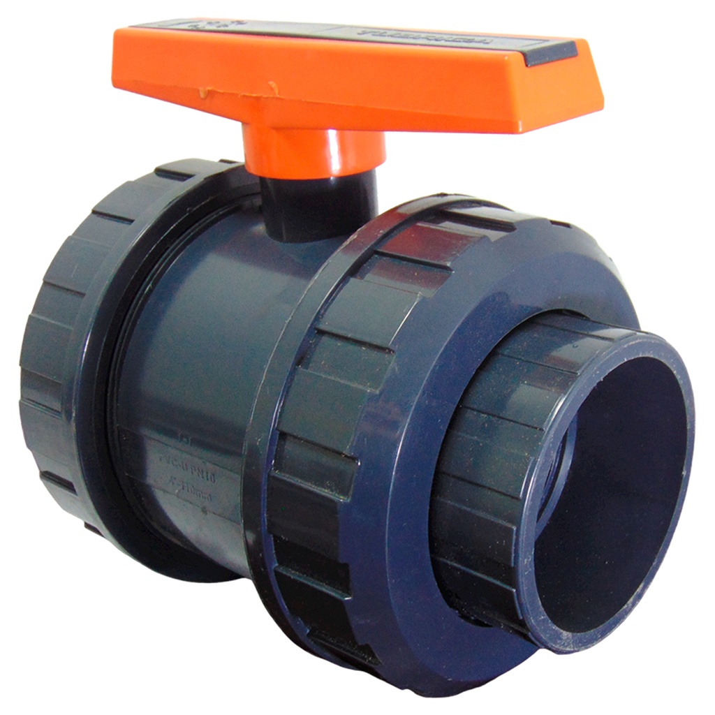 VALVULA BOLA DOBLE UNION UNIVERSAL PVC PRES 4" TUBRICA | Litani Import ...